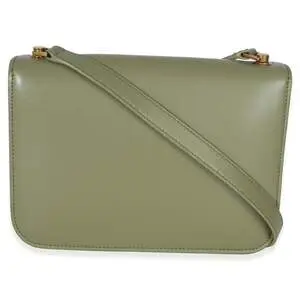 Saint Laurent Le Carre Satchel Light Smooth Calfskin - Green