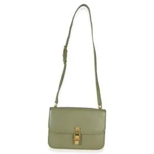 Saint Laurent Le Carre Satchel Light Smooth Calfskin - Green