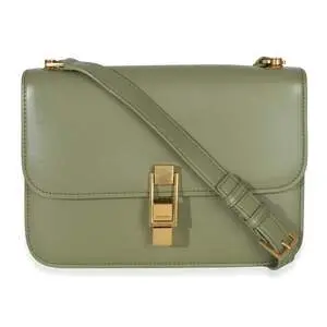 Saint Laurent Le Carre Satchel Light Smooth Calfskin - Green