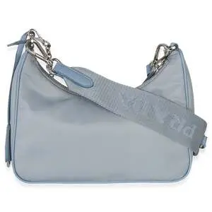 Prada Nylon And Saffiano Leather Re-edition 2005 - Blue