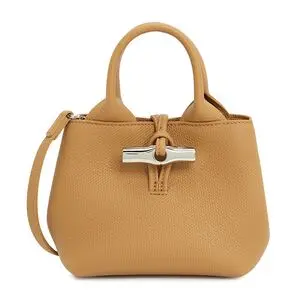 Longchamp Le Roseau Xs Tote - Camel