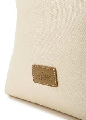 Max Mara Logo-appliquéd Canvas Tote Bag