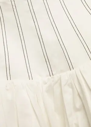 Aje Contrasting Cotton Mini Dress