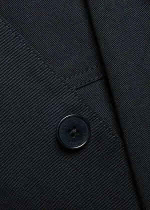 LESTRANGE Coach Patch Pocket Stretch-cotton Overshirt - Navy