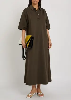 Max Mara Cotton Maxi Shirt Dress