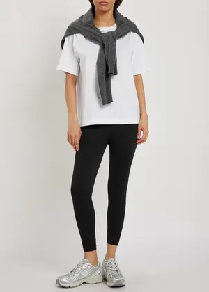Spanx Ribbed Sculpting Knit Cropped Leggings
