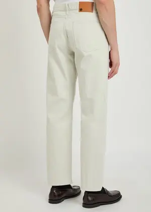 VOWELS Mid-rise Straight-leg Denim Jeans