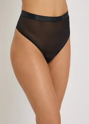 Spanx Sheersense Sculpting Mesh Thong