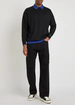 STRETCH FRAISE Ribbed Stretch-cotton T-shirt