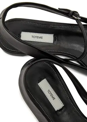 TOTEME Nappa Leather Mary Jane Flats