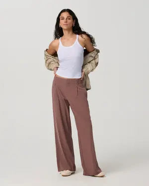 Vuori Villa Wideleg Trouser Sable