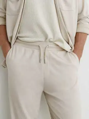 REISS Relaxed Jersey Drawstring Trousers