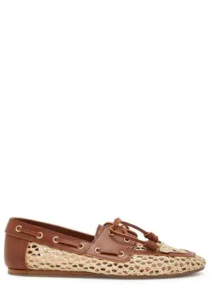 ANCIENT GREEK SANDALS Pliaria Raffia Loafers - Natural