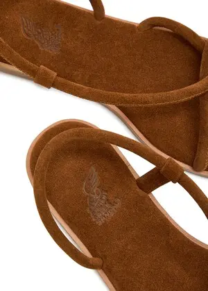 ANCIENT GREEK SANDALS Bomba Suede Sandals - Brown