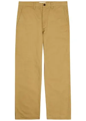 VOWELS Straight-leg Cotton Trousers