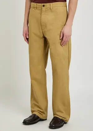 VOWELS Straight-leg Cotton Trousers