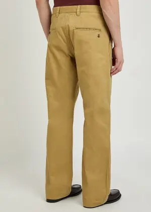 VOWELS Straight-leg Cotton Trousers