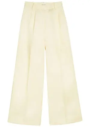 VORANIDA Wide-leg Woven Trousers - Beige