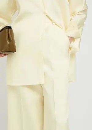 VORANIDA Wide-leg Woven Trousers - Beige