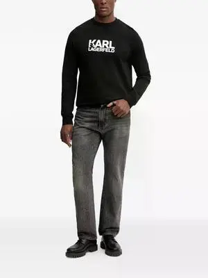 Karl Lagerfeld Logo-print Sweatshirt - Black
