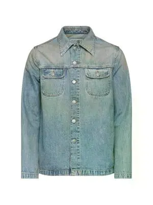 MAISON MARGIELA Chest-pockets Denim Jacket - Blue