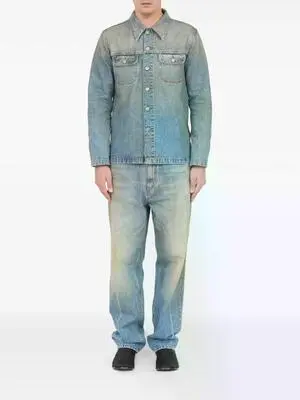 MAISON MARGIELA Chest-pockets Denim Jacket - Blue