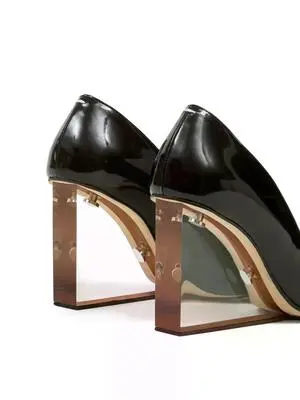 MAISON MARGIELA Tabi Pointed-toe Pumps With Plexi Heel - Black