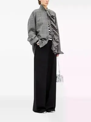 MSGM Wide Leg Tailored Trousers