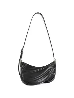 MUGLER Ruched-detail Crossbody Bag