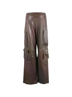 FERMAS Leather Cargo Pants