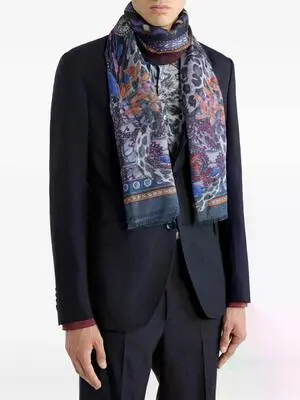 Etro Leopard-print Scarf