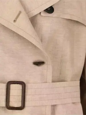 Tagliatore Bonny Double-breasted Belted Trench Coat
