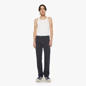 MOTHER Pleated Relaxed Fit Trousers - Blue