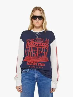 MOTHER The Long Sleeve Lowdown Power Boats T-shirt