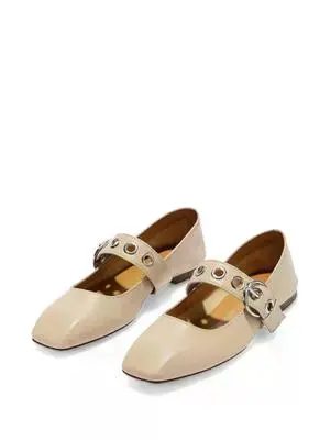 AeydĒ Buckle-strap Ballet Flats