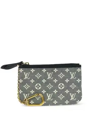LOUIS VUITTON 2013 Clés Monogram Chain Wallet - Blue