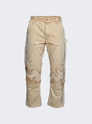 Warren Lotas Embroidered Bottoms For Men