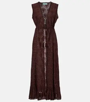Melissa Odabash Tessa Cotton Beach Cover-up - Brown
