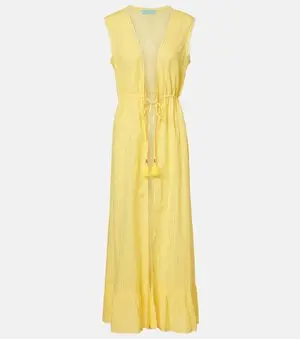 Melissa Odabash Tessa Cotton Beach Cover-up - Yellow