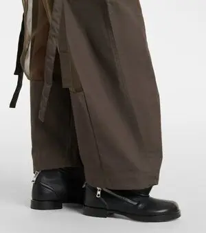 Sacai Paneled Cotton Cargo Pants