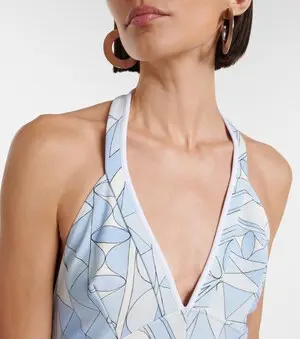Emilio Pucci Manuba Halterneck Jersey Romper