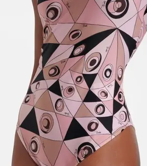 Emilio Pucci Occhi One-shoulder Swimsuit
