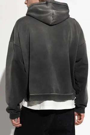 REPRESENT Printed Cotton Knit Sweatshirt