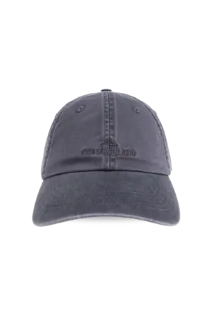 Stone Island Cap With Logo - Grey