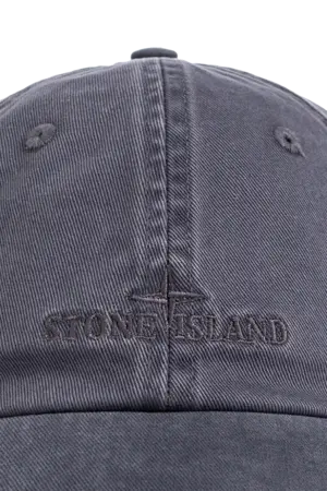 Stone Island Cap With Logo - Grey