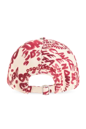 Dsquared2 Printed Baseball Cap - Red
