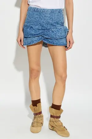 MARANT ETOILE Leyje Denim Mini Skirt