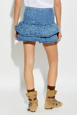 MARANT ETOILE Leyje Denim Mini Skirt