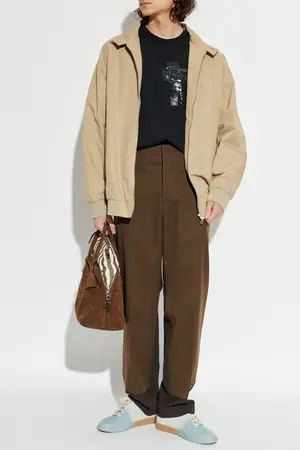 MAISON MARGIELA Creased Straight Leg Trousers