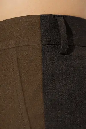 MAISON MARGIELA Creased Straight Leg Trousers